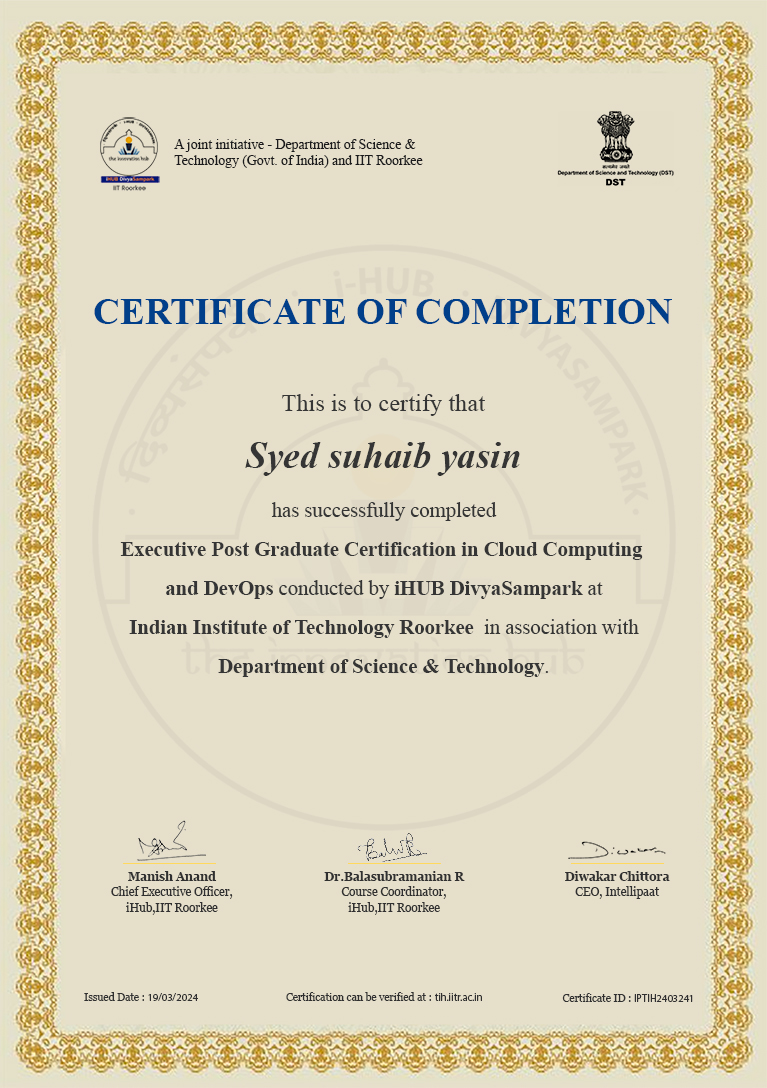 Syed Suhaib - Team Lead at SA360, Google Operations Center | LinkedIn