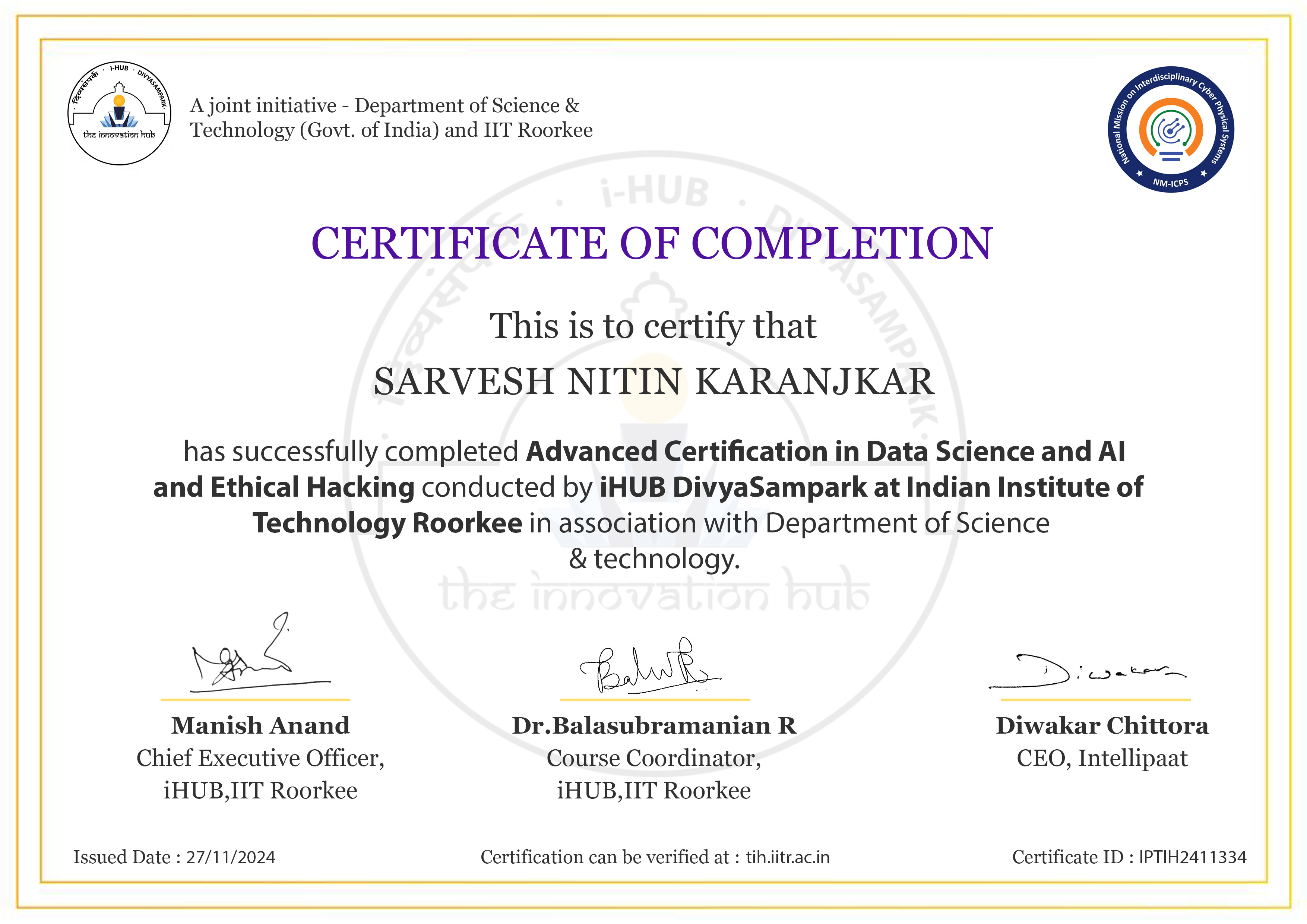 Sarvesh Karanjkar - Junior AI and Data Science Engineer - GenIntel ... Sarvesh Karanjkar - Junior AI and Data Science Engineer - GenIntel ...
