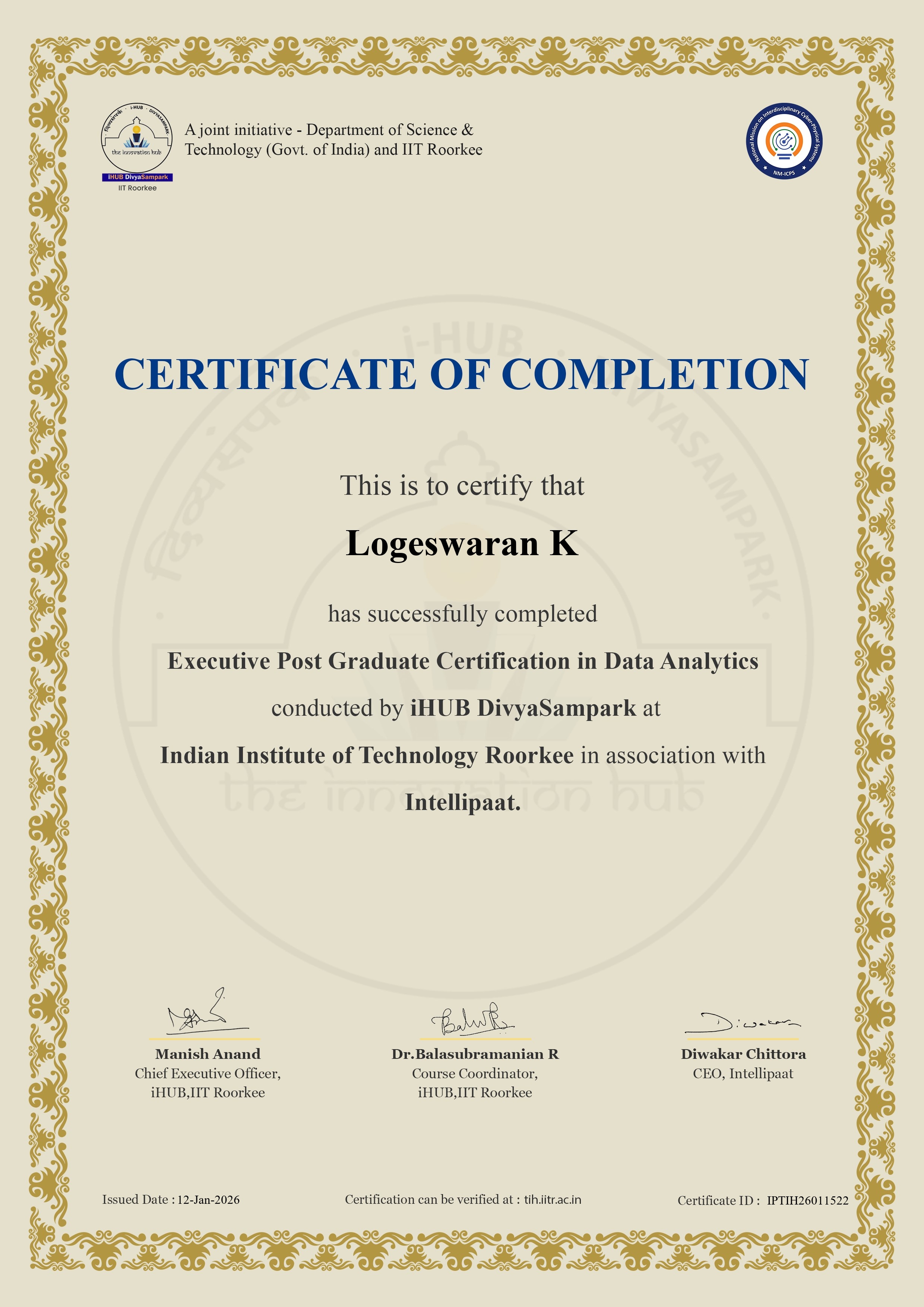 Logeswaran K - Capgemini | LinkedIn